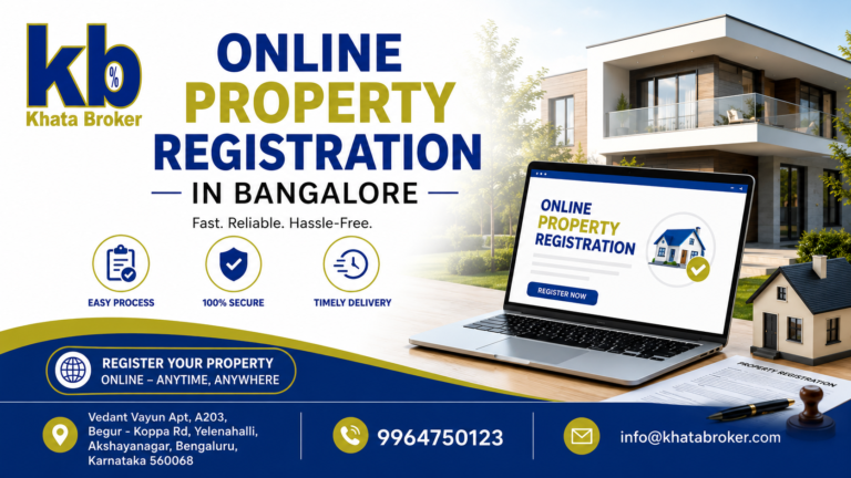 How to Complete Online Property Registration in Bangalore | Khata ...